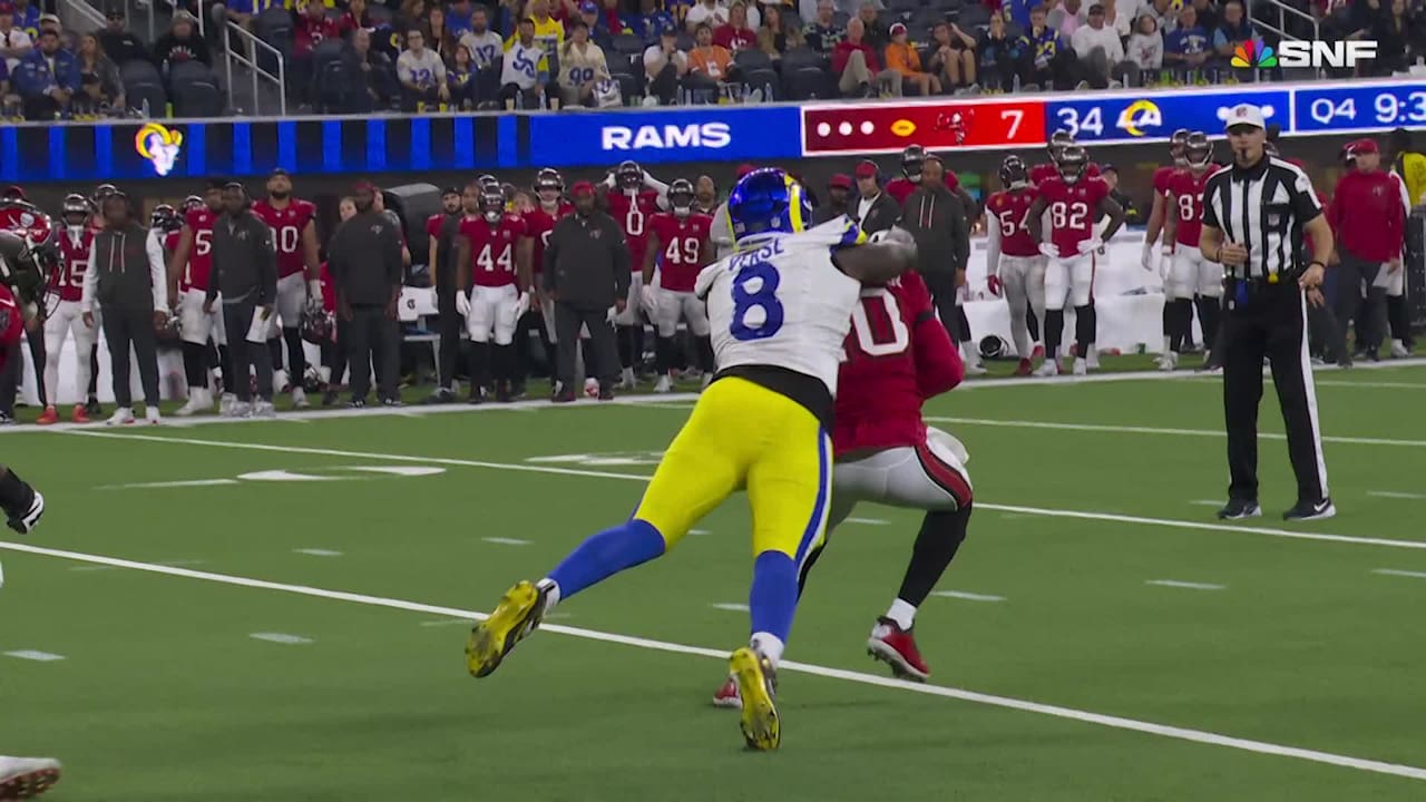 Los Angeles Rams linebacker Jared Verse's relentless rush drops Tampa ...
