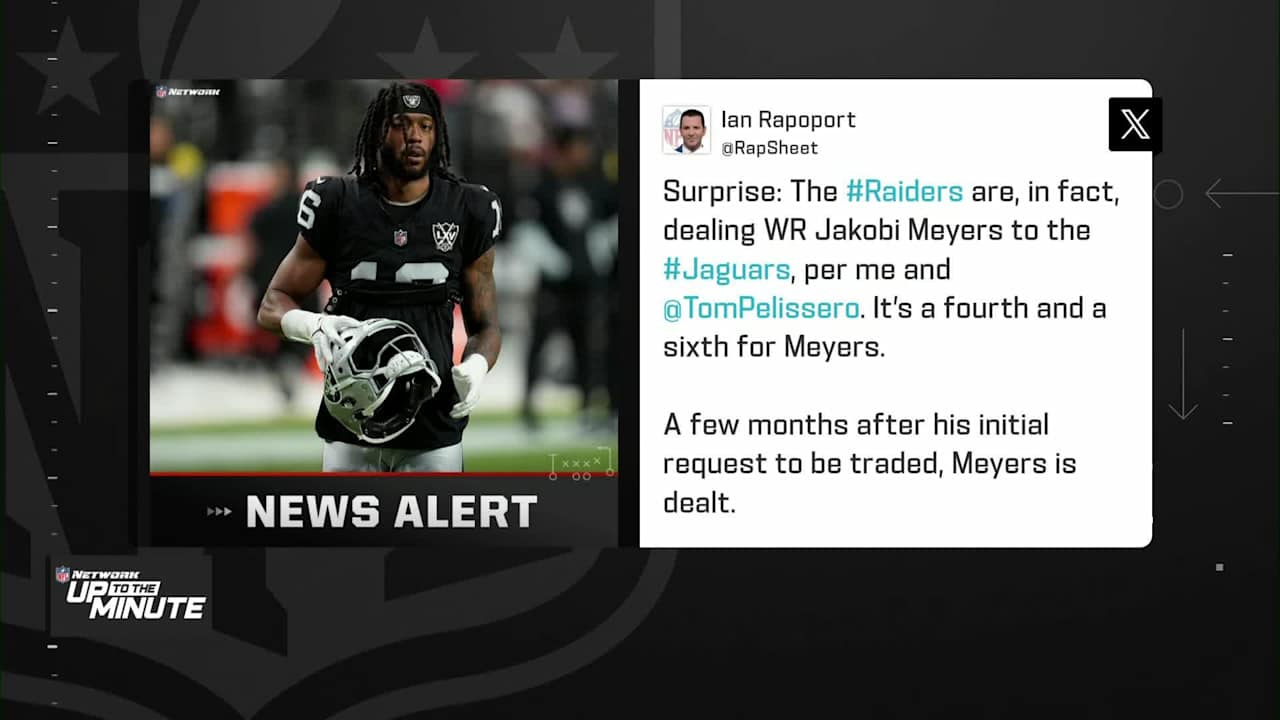 NFL Network Insider Ian Rapoport: Las Vegas Raiders trade wide receiver ...