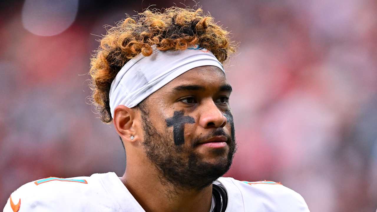 Dolphins QB Tua Tagovailoa's status unclear for potential wild-card ...