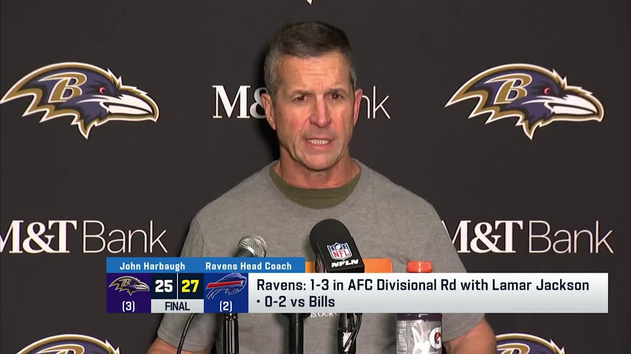 Baltimore Ravens head coach John Harbaugh: 'We wouldn't be here without ...