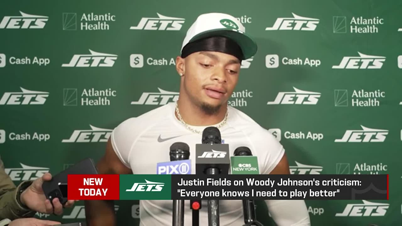 New York Jets Justin Fields on head coach Woody Johnson's recent ...