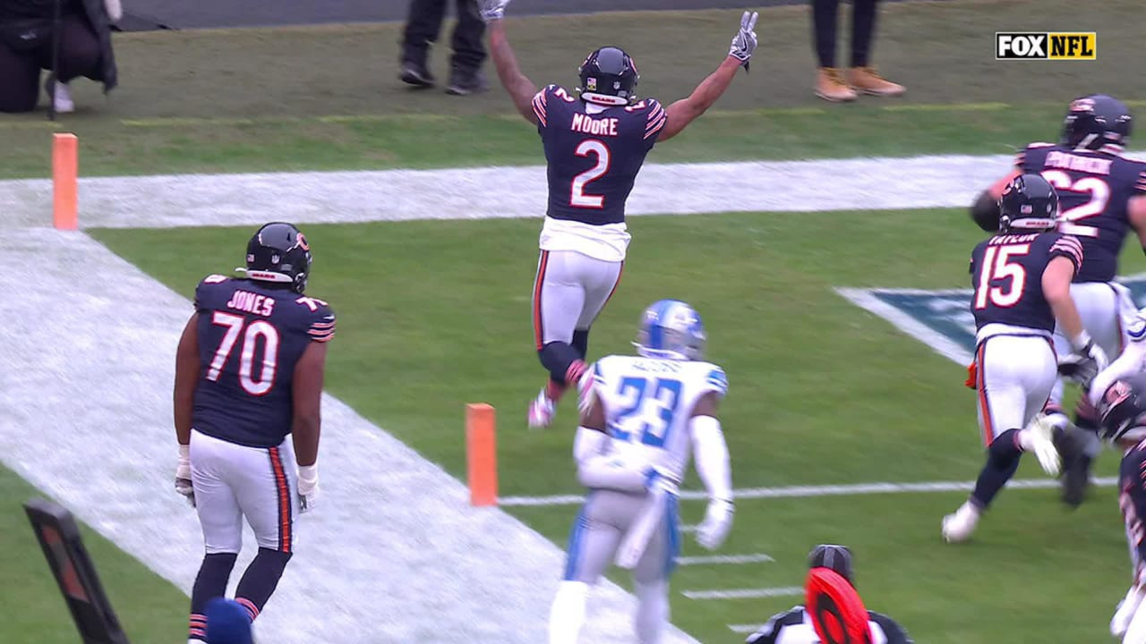 Trick play nabs Chicago Bears wide receiver DJ Moore his first career rushing TD on Bears ...