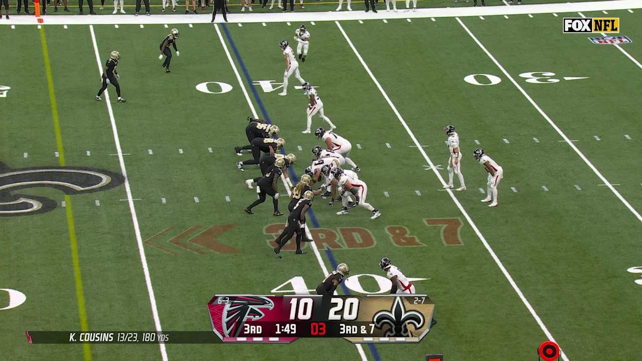 Atlanta Falcons tight end Kyle Pitts channels his inner Megatron on 23 ...