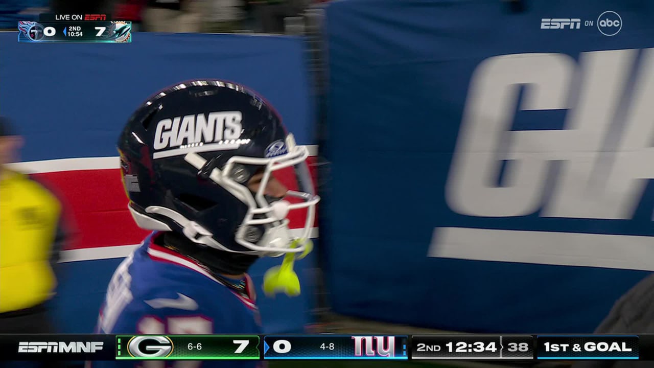 New York Giants wide receiver Wan'Dale Robinson turns on the jets for a ...