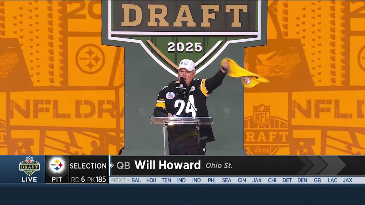 Pittsburgh Steelers select quarterback Will Howard with No. 185 pick in ...