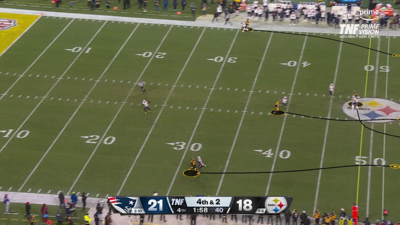 Next Gen Stats: New England Patriots cornerback Jonathan Jones breaks up fourth-down sideline pass