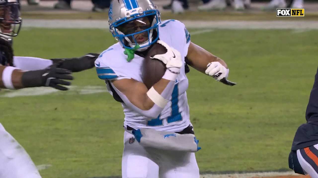 Detroit Lions wide receiver Kalif Raymond finds opening in middle of ...