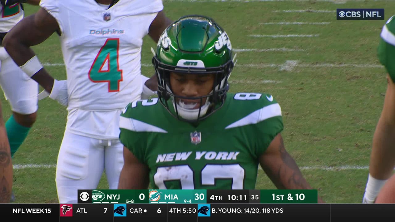 New York Jets wide receiver Xavier Gipson can and zooms for 21 yards