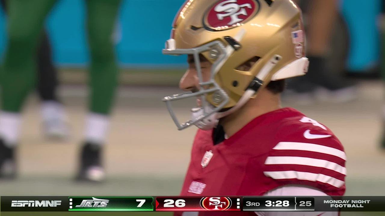 San Francisco 49ers kicker Jake Moody's fourth field goal of game ...