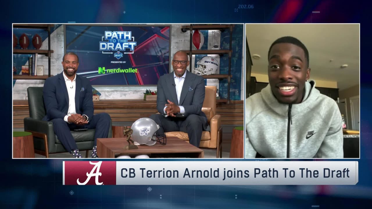 Alabama Crimson Tide cornerback Terrion Arnold joins 'Path to the Draft ...