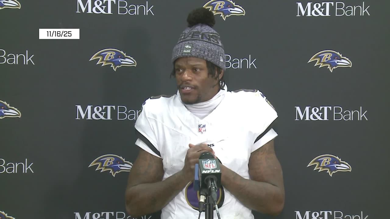 Baltimore Ravens quarterback Lamar Jackson on tight end Mark Andrews ...