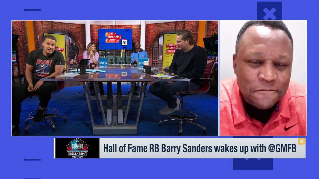 Pro Football Hall of Fame running back Barry Sanders shares his ...