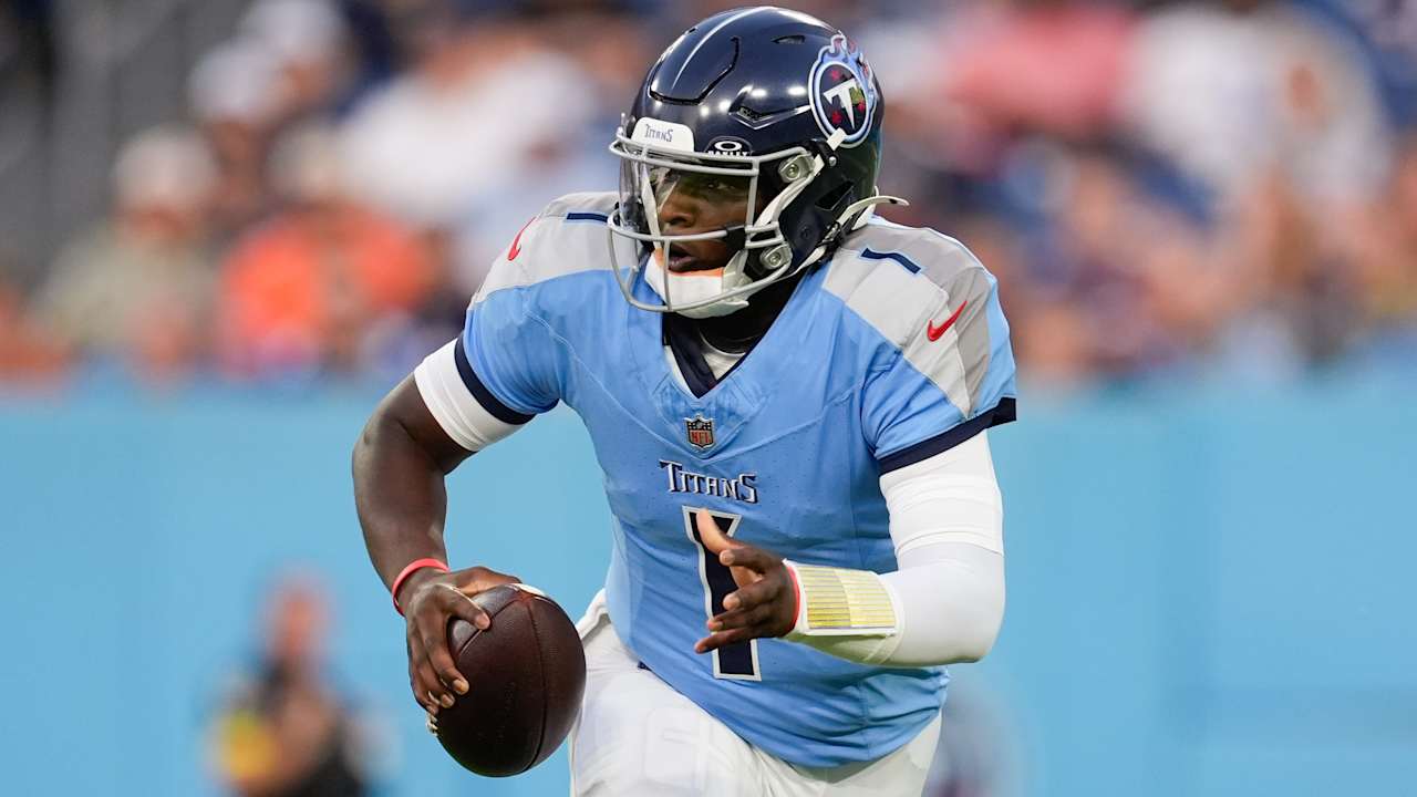 No. 1 pick Cam Ward leads Titans on touchdown drive in final preseason ...