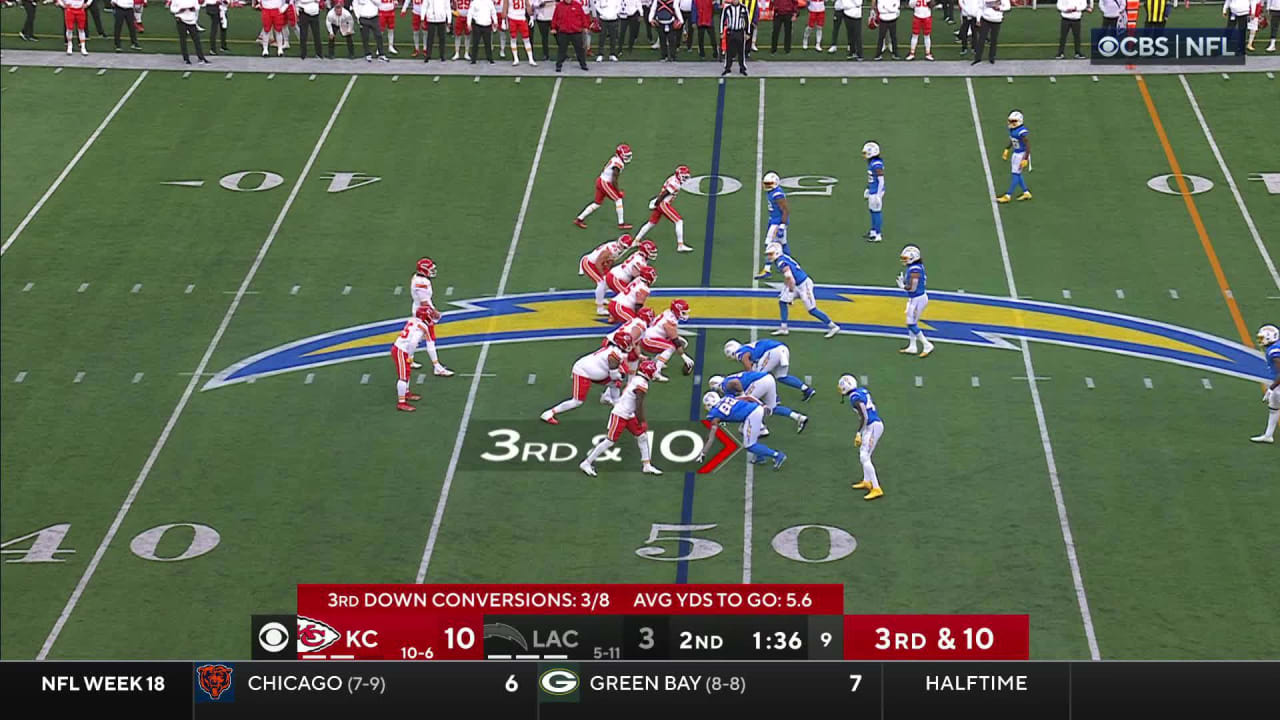 Los Angeles Chargers defensive back Alohi Gilman's second INT of season ...