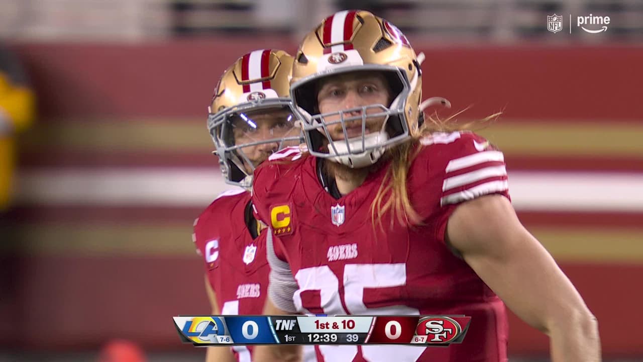 San Francisco 49ers quarterback Brock Purdy's 33-yard connection with ...