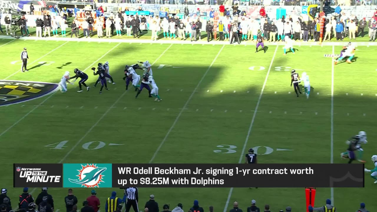 Wide receiver Odell Beckham Jr. signing 1-yr contract with Miami ...