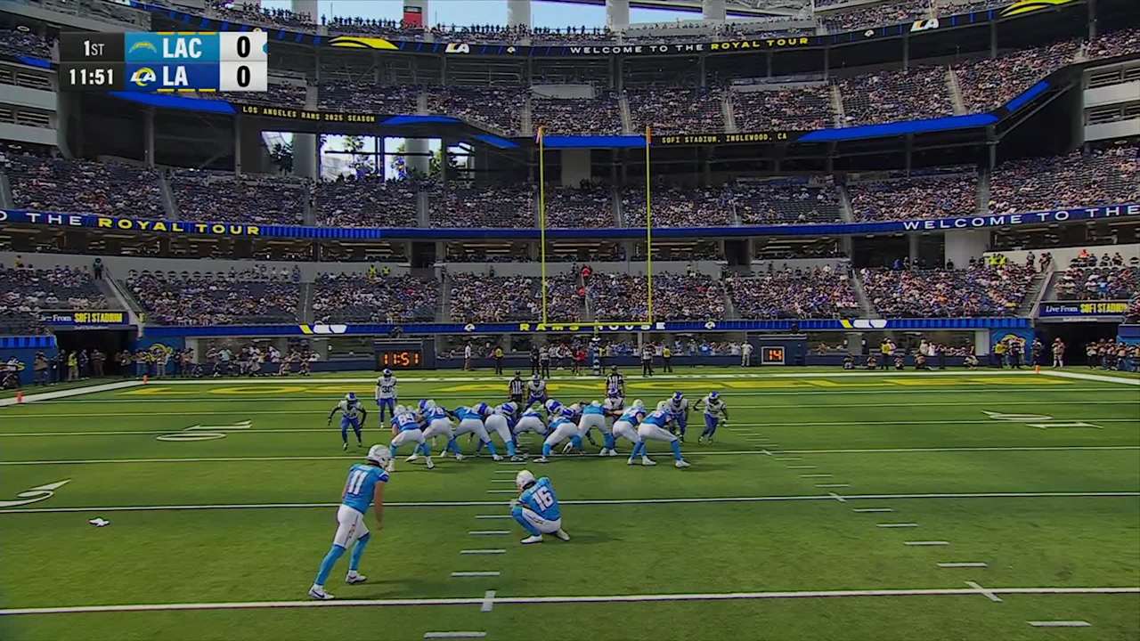 Los Angeles Chargers kicker Cameron Dicker's 32-yard field opens ...