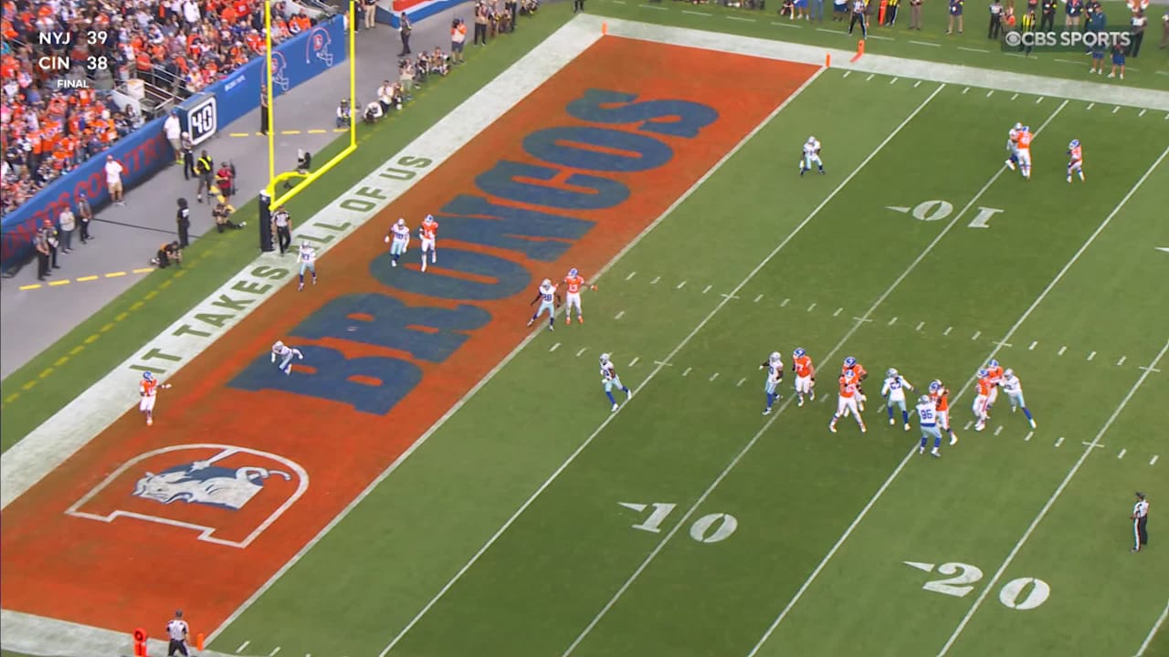 Denver Broncos quarterback Bo Nix's third touchdown pass of day boosts ...