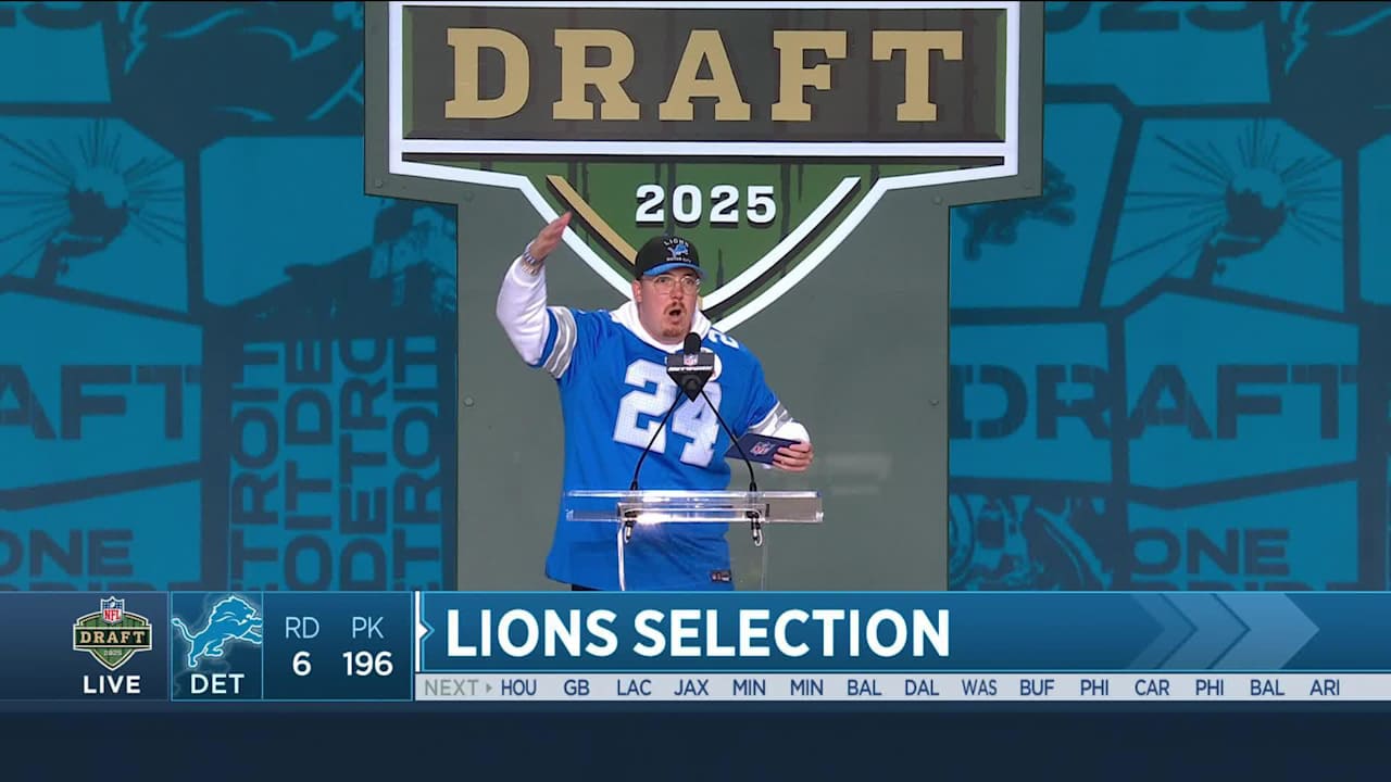 Detroit Lions select EDGE Ahmed Hassanein with No. 196 pick in 2025 draft