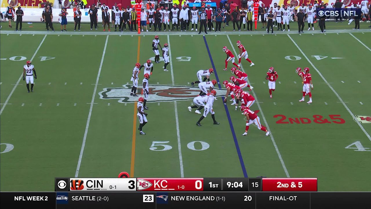 Kansas City Chiefs infiltrate Cincinnati Bengals territory on wide ...