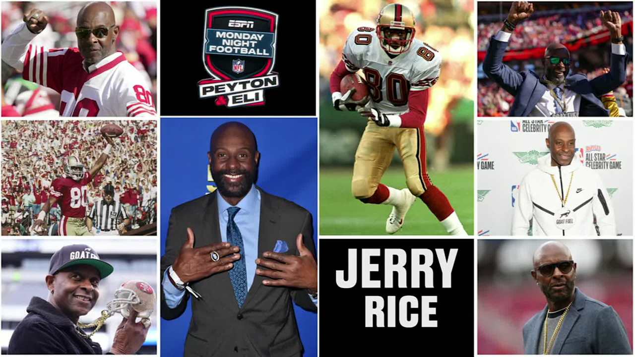 NFL hall of famer Jerry Rice joins Peyton Manning & Eli Manning ...