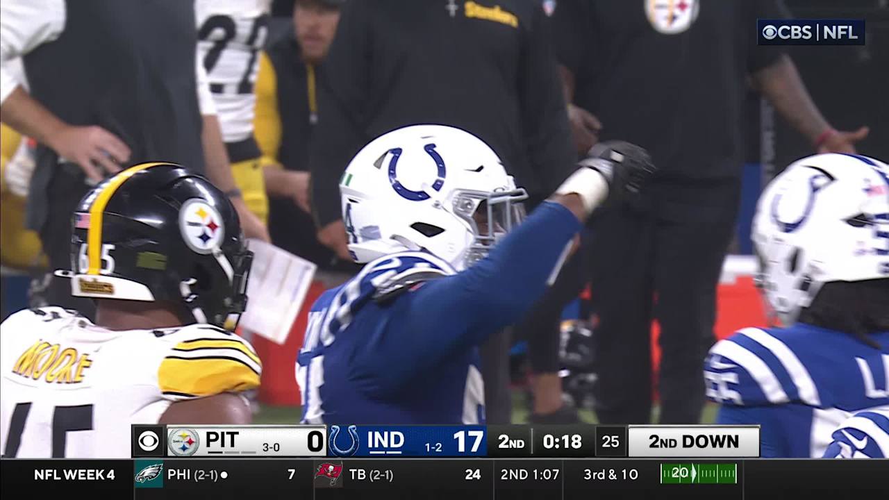 Indianapolis Colts defensive end Dayo Odeyingbo secures second sack of ...