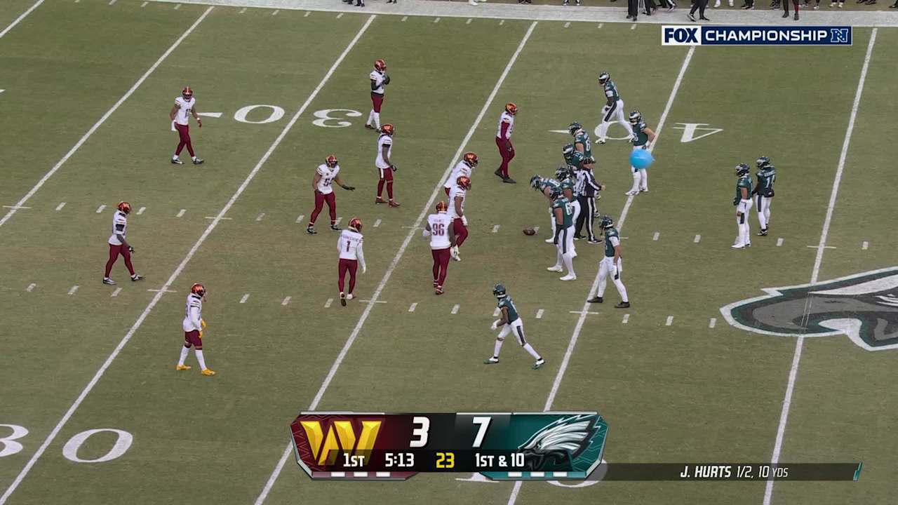 Philadelphia Eagles' wide receiver DeVonta Smith's toe-tap catch goes ...