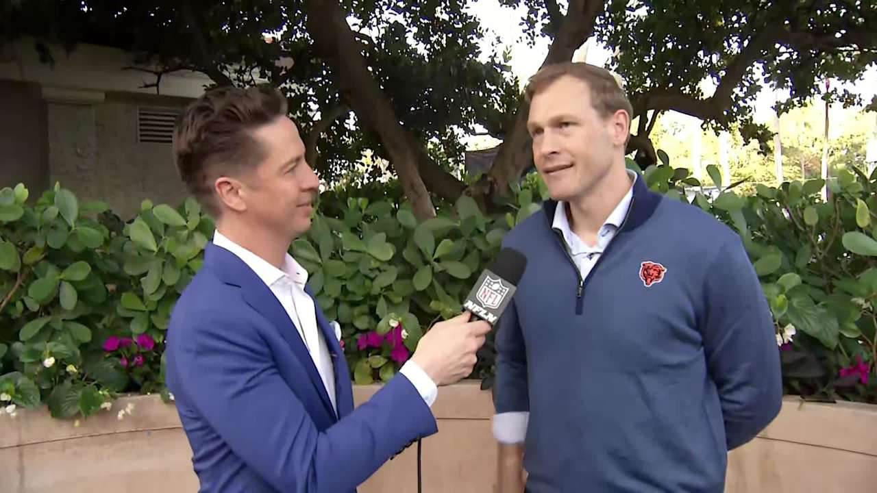 Chicago Bears head coach Ben Johnson discusses the 'surreal' moment he ...