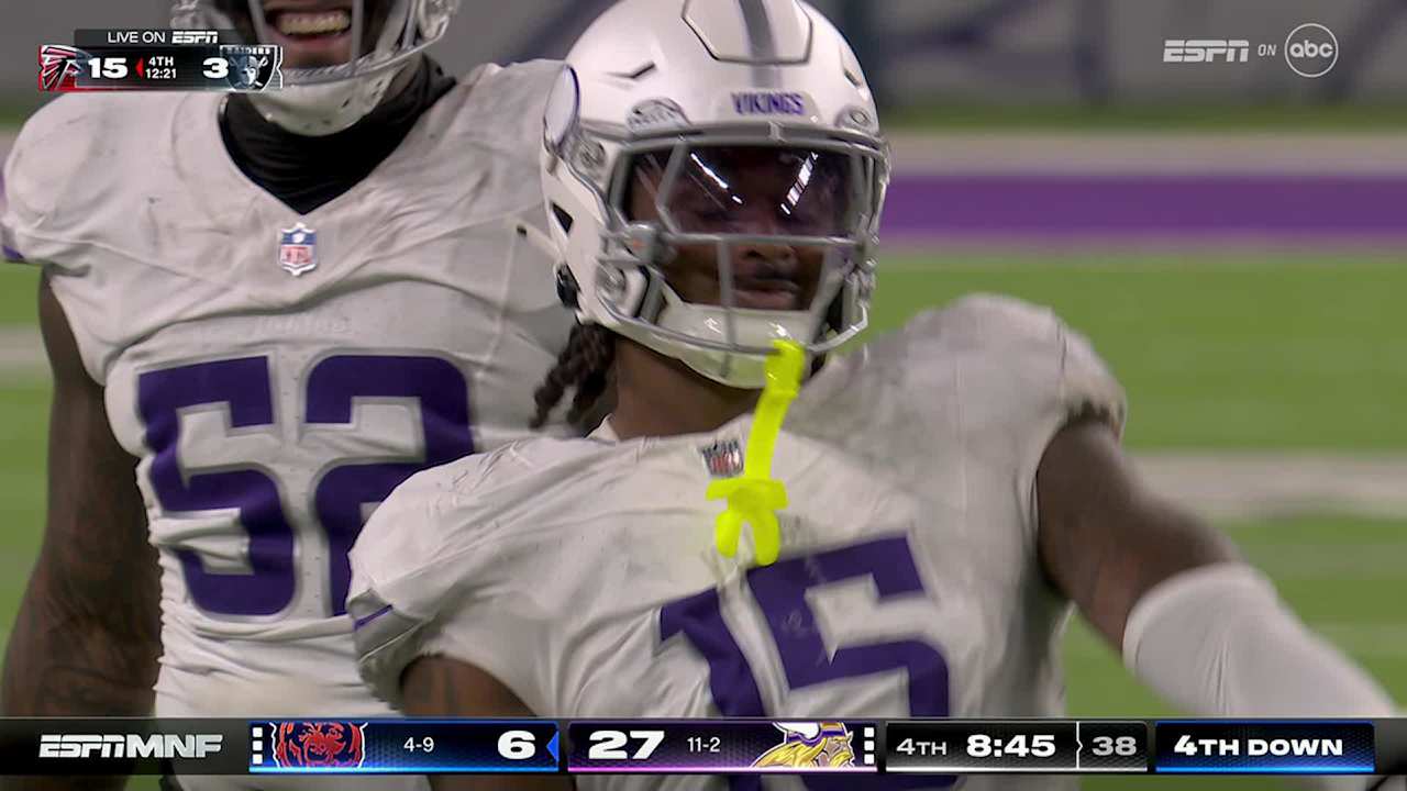 Minnesota Vikings rookie linebacker Dallas Turner's elite bend yields a ...