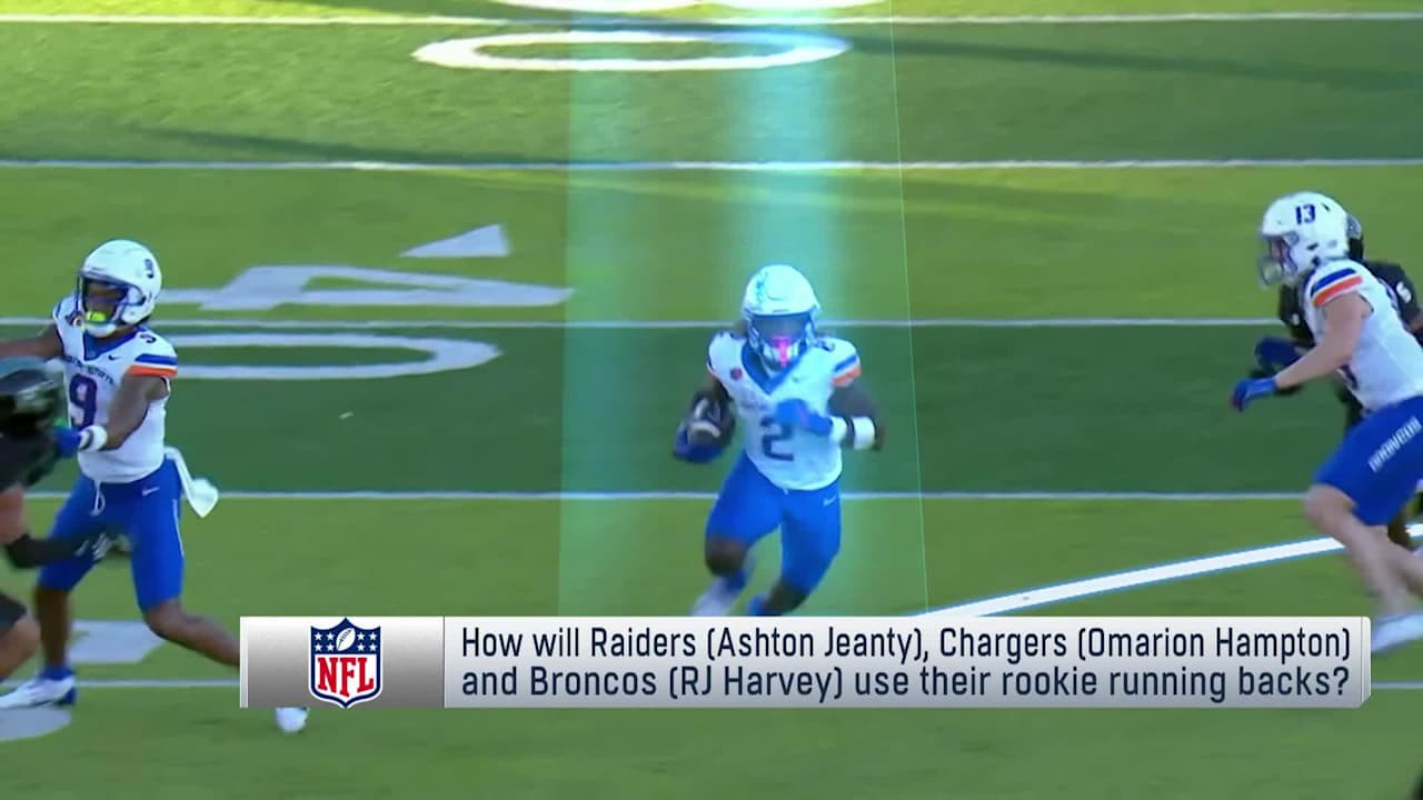 Projecting the production of AFC West rookie RBs in 2025 | 'Path to the ...