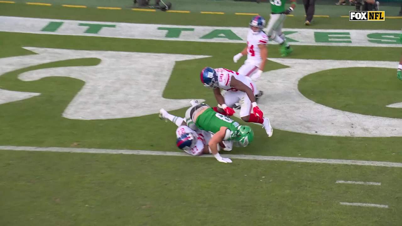 Philadelphia Eagles tight end Dallas Goedert's sixth touchdown catch of ...