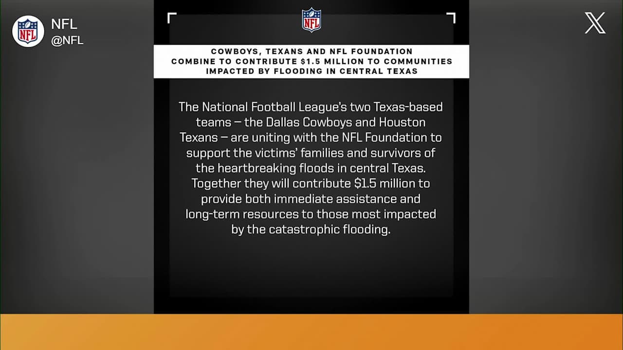 Houston Texans, Dallas Cowboys unite with NFL Foundation to fund Texas ...