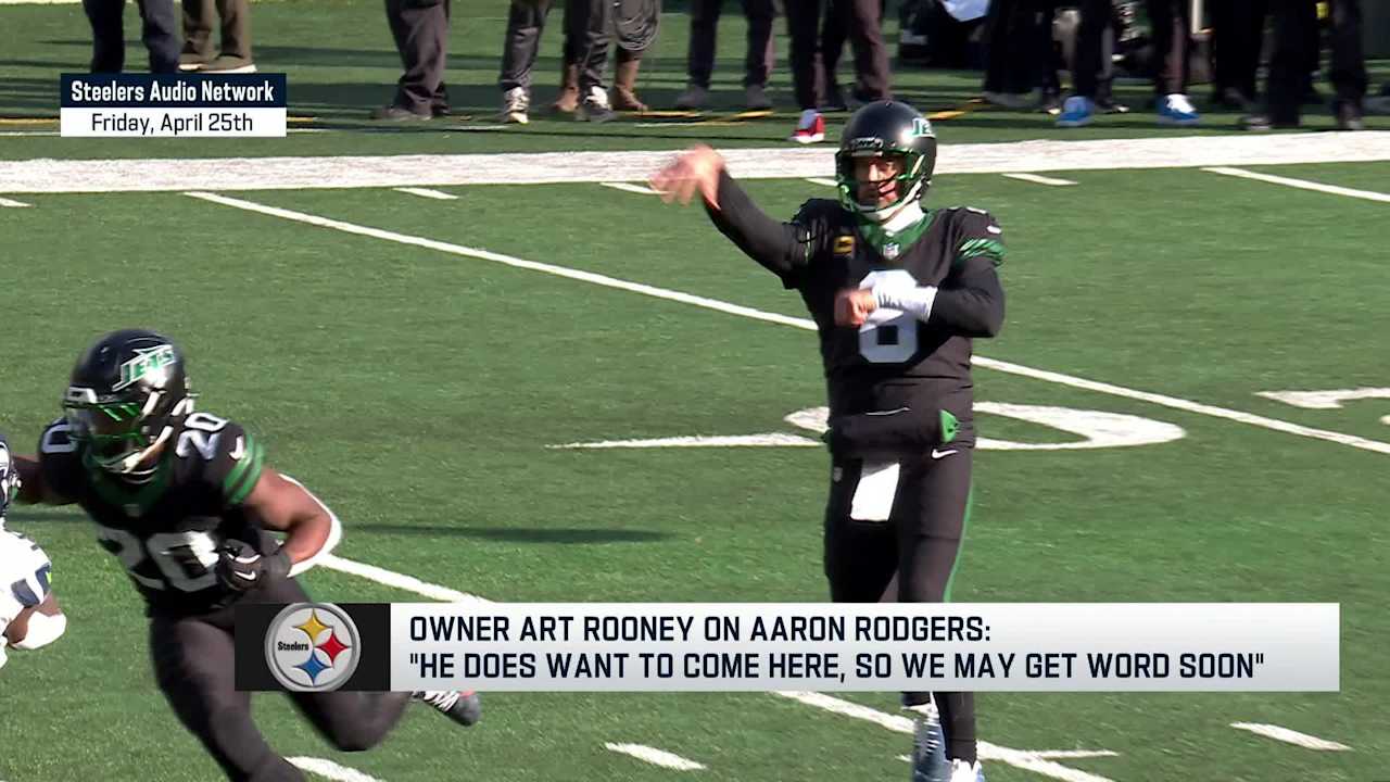 Pittsburgh Steelers Owner Art Rooney on quarterback Aaron Rodgers ...