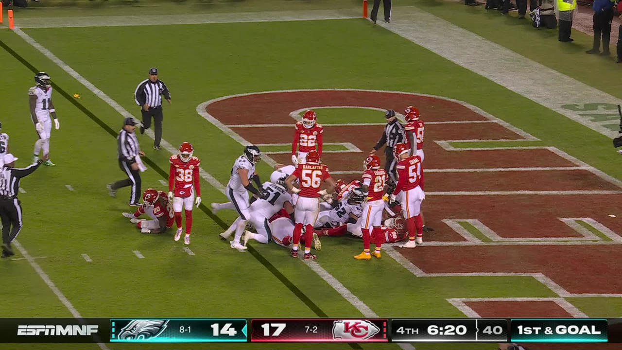 'Brotherly Shove' TD run gives Philadelphia Eagles first lead of game ...