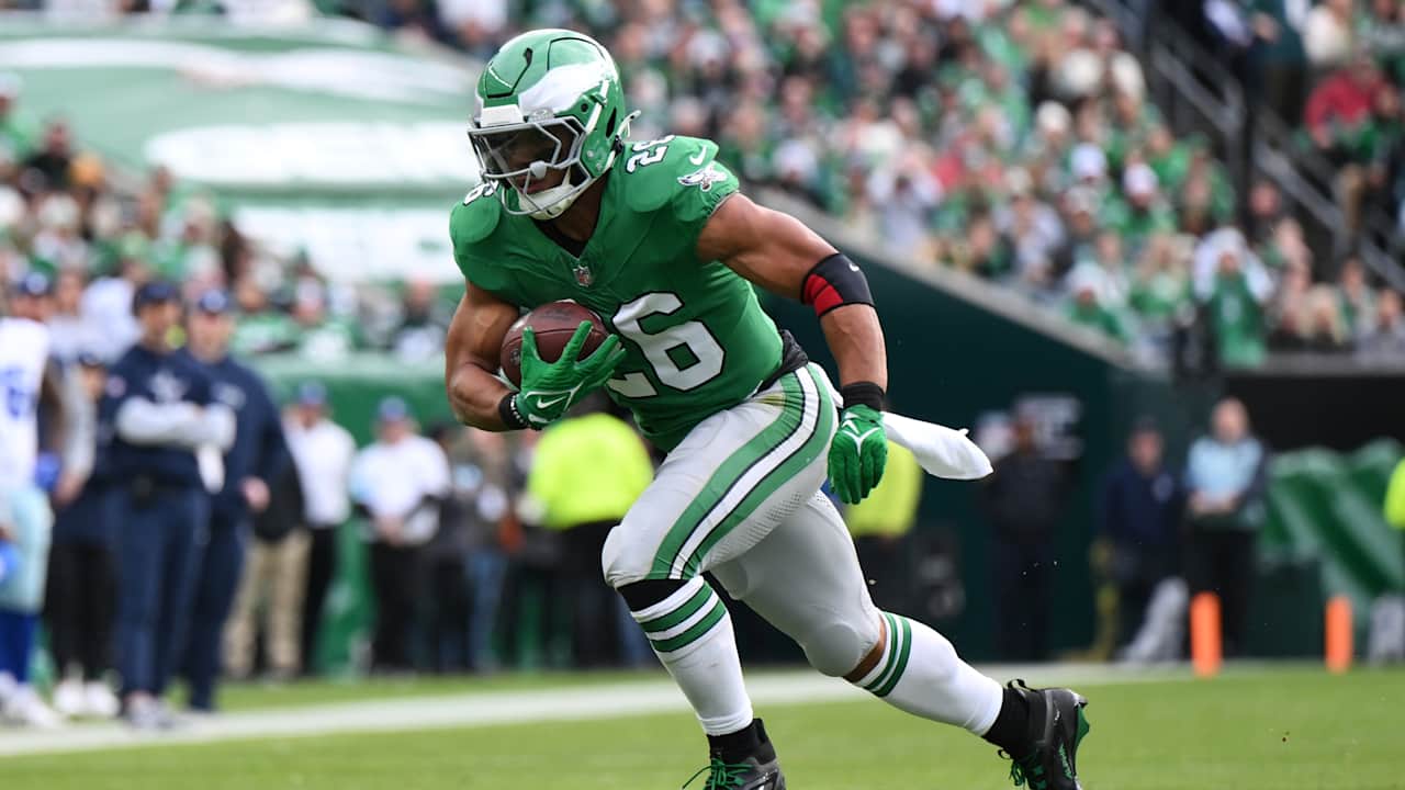 Eagles RB Saquon Barkley will not play in Week 18 vs. Giants; Eric ...