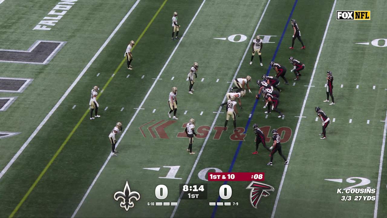 New Orleans Saints defensive end Carl Granderson's diving interception ...