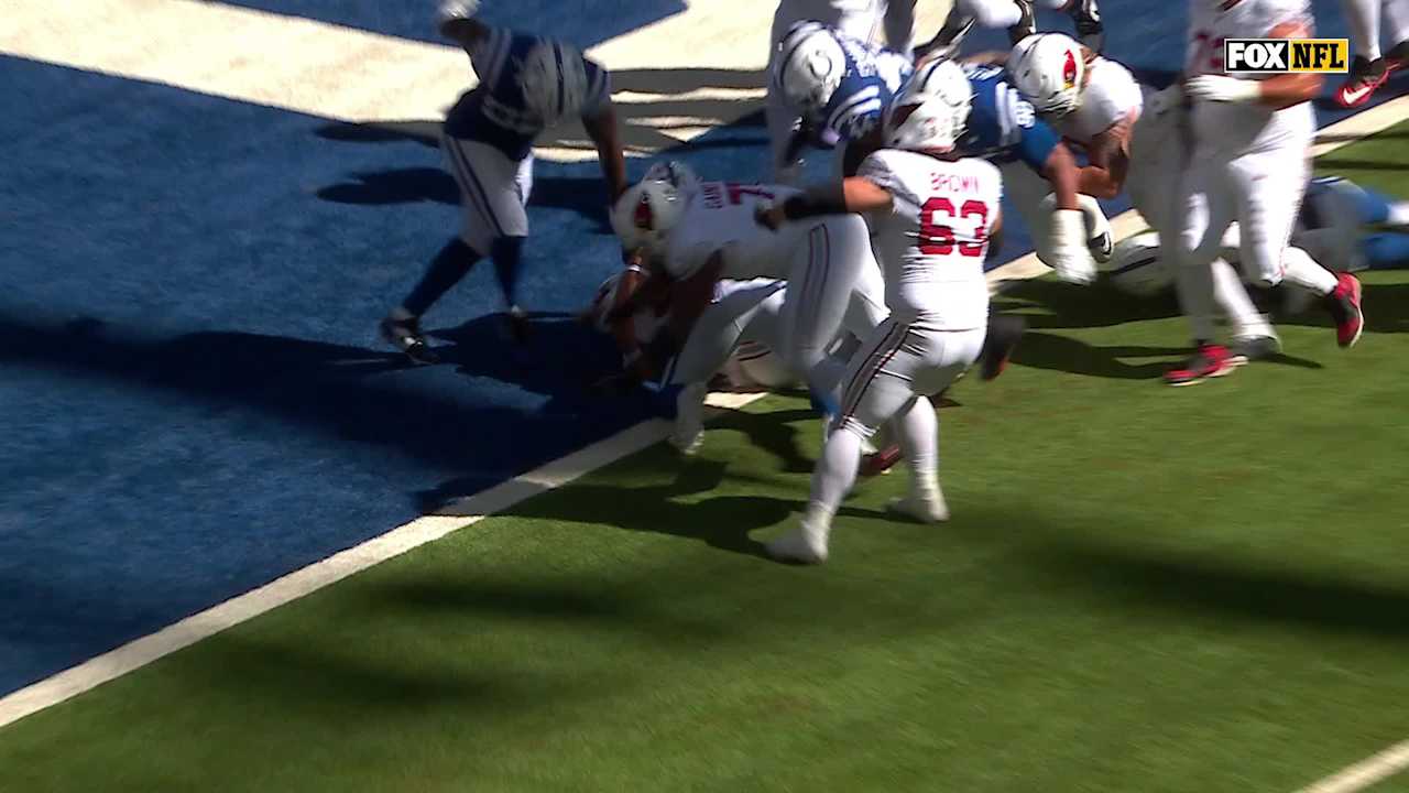 Arizona Cardinals running back Bam Knight's second touchdown of 2025 ...