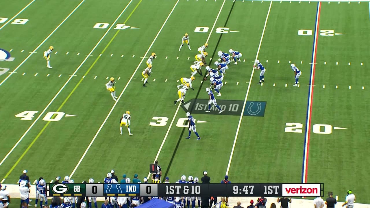 Indianapolis Colts tight end Mo Alie-Cox bowls over Packers defenders ...