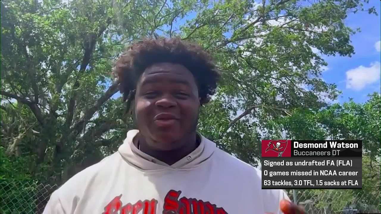 Defensive tackle Desmond Watson joins 'The Insiders' after signing an ...
