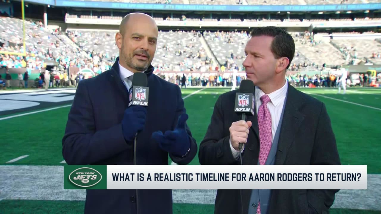 NFL Insider Mike Garafolo: New York Jets quarterback Aaron Rodgers is 'farther along in his ...