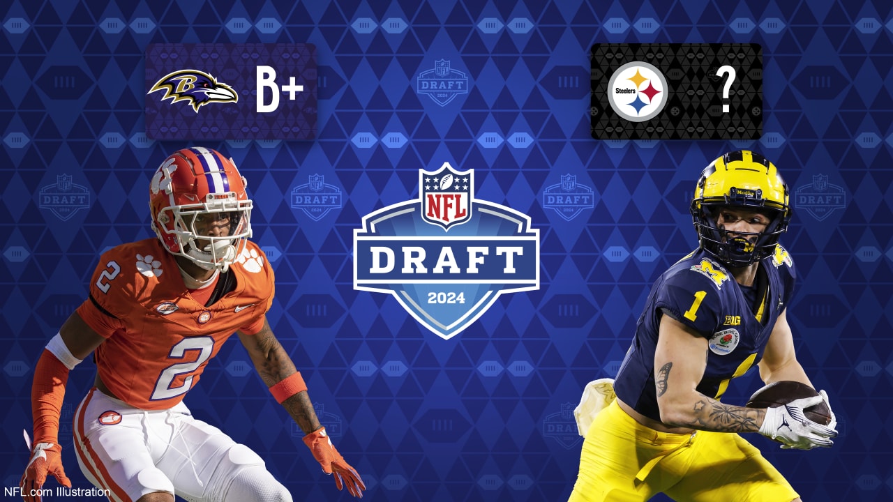 NFL draft grades, AFC North: Steelers aid new quarterback duo; Ravens ...