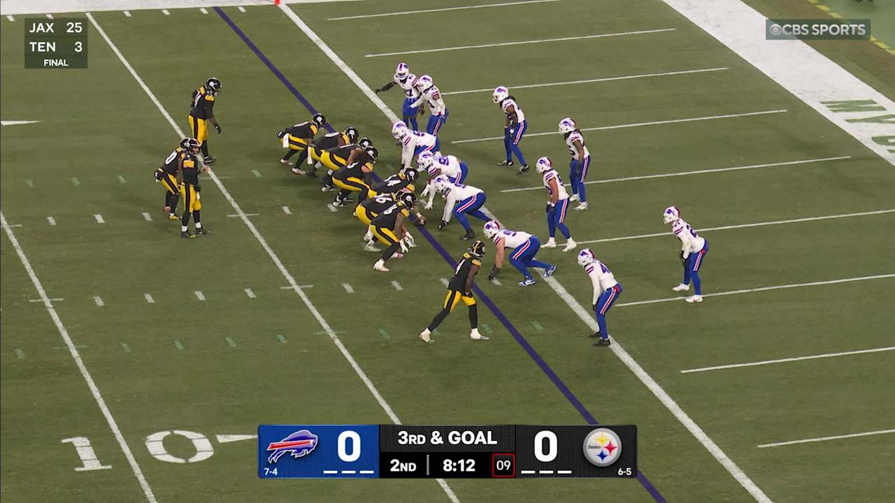 Pittsburgh Steelers running back Jaylen Warren's fifth TD of 2025 opens ...