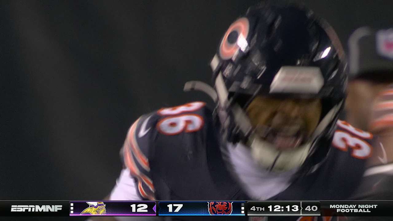 Chicago Bears defensive back Jonathan Owens' clutch tackle prevents ...