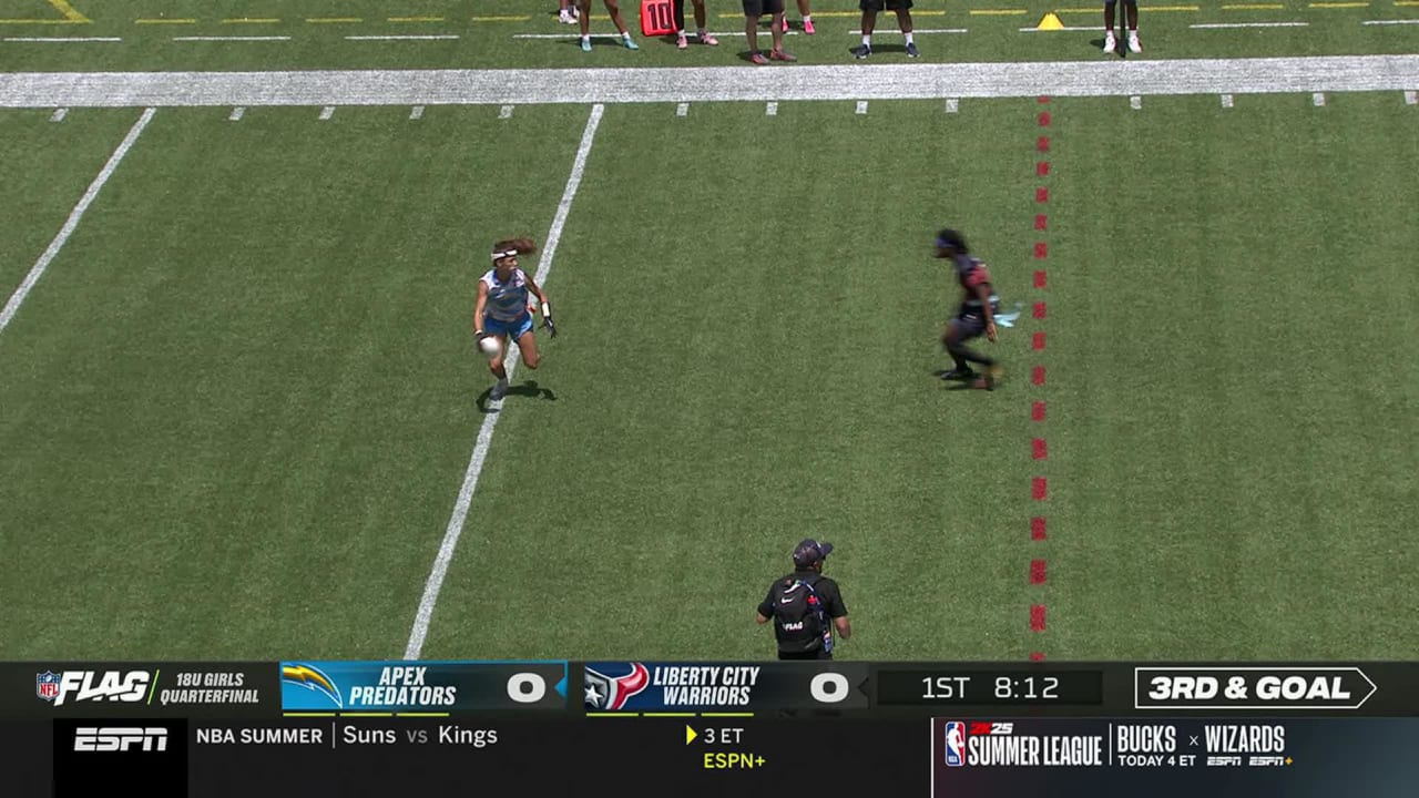 APEX Predators quarterback Maci Joncich's no-look pass finds wide ...