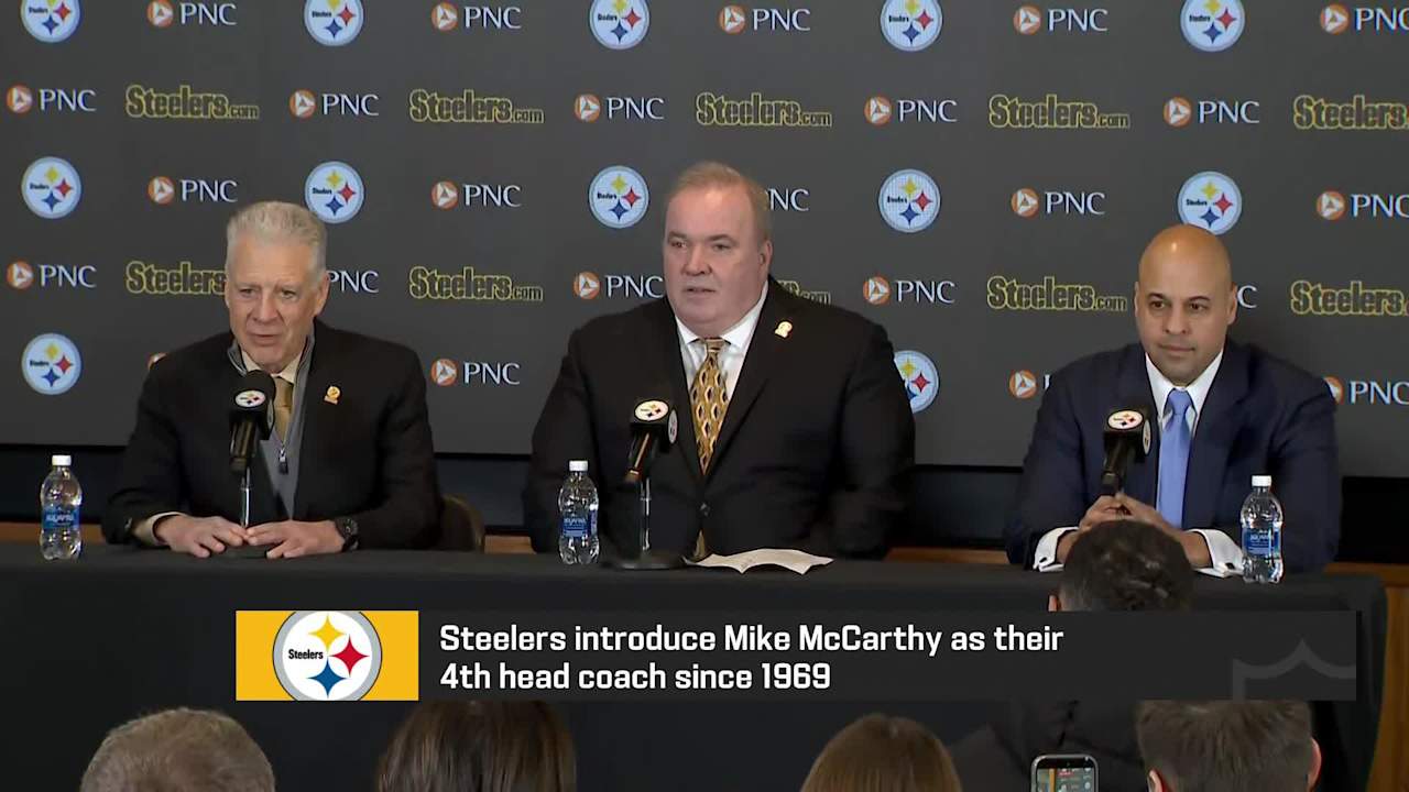 Mike McCarthy's introductory press conference as Pittsburgh Steelers ...