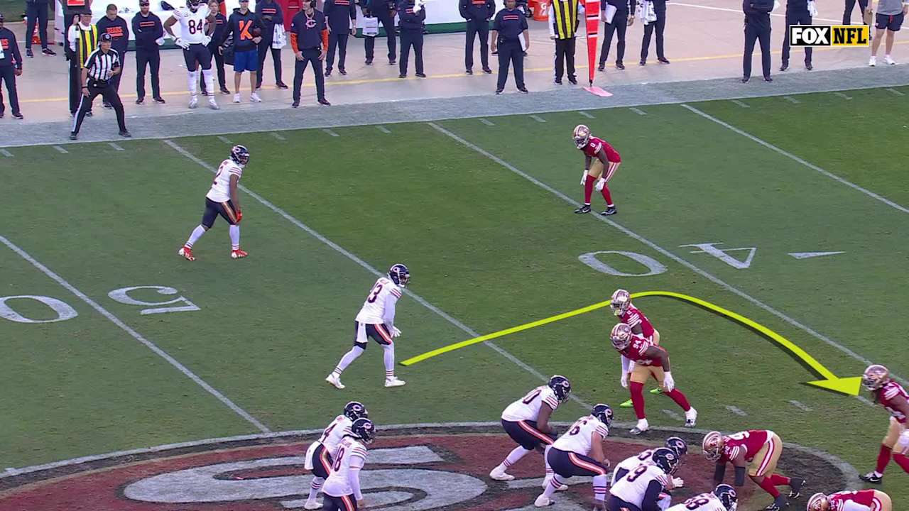 Chicago Bears quarterback Caleb Williams' dart to wide receiver Keenan ...