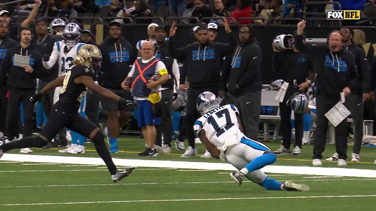 Highest lofted pass of the season? Carolina Panthers quarterback Bryce ...