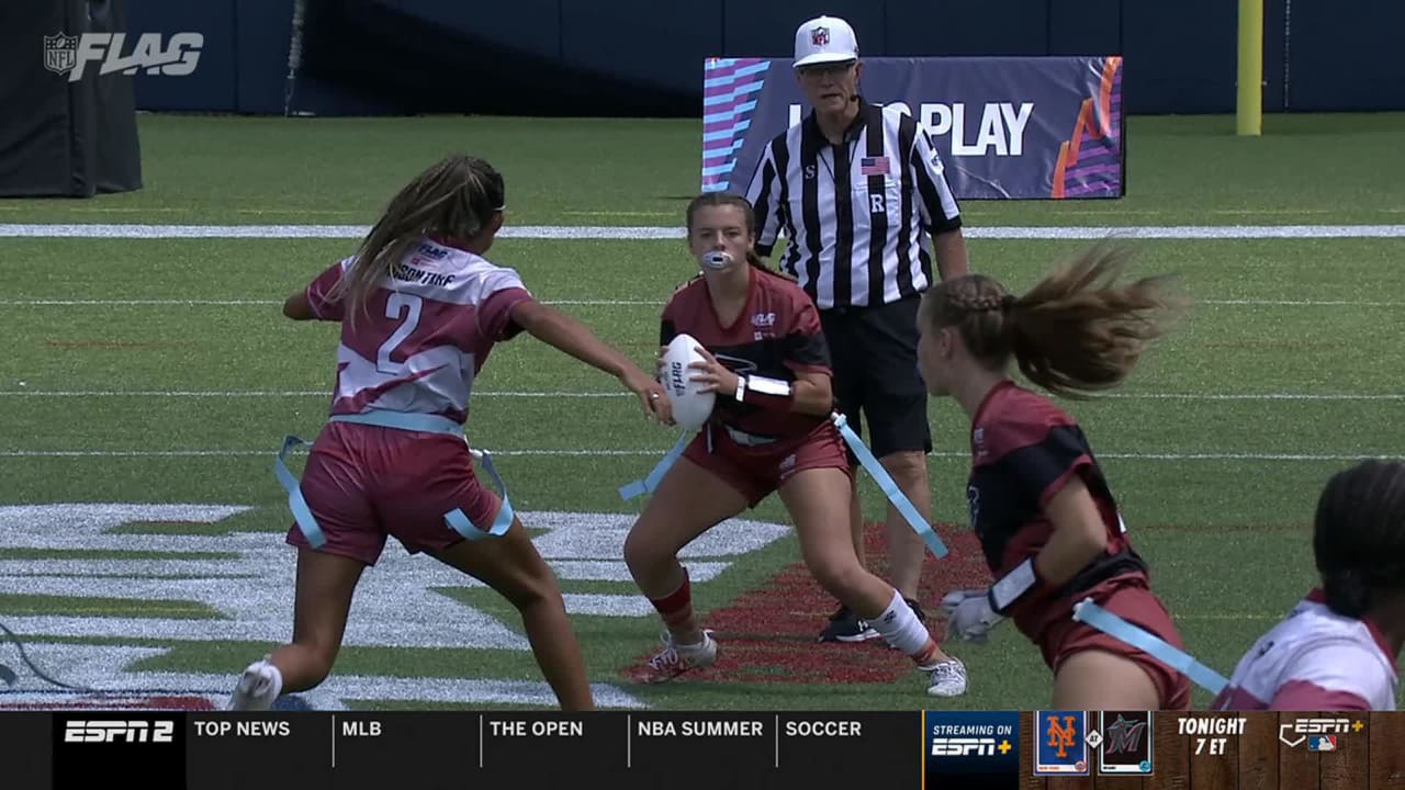 Texas Fury Falcons Emma Clark snags Ava Wallace's Hail Mary to seal win
