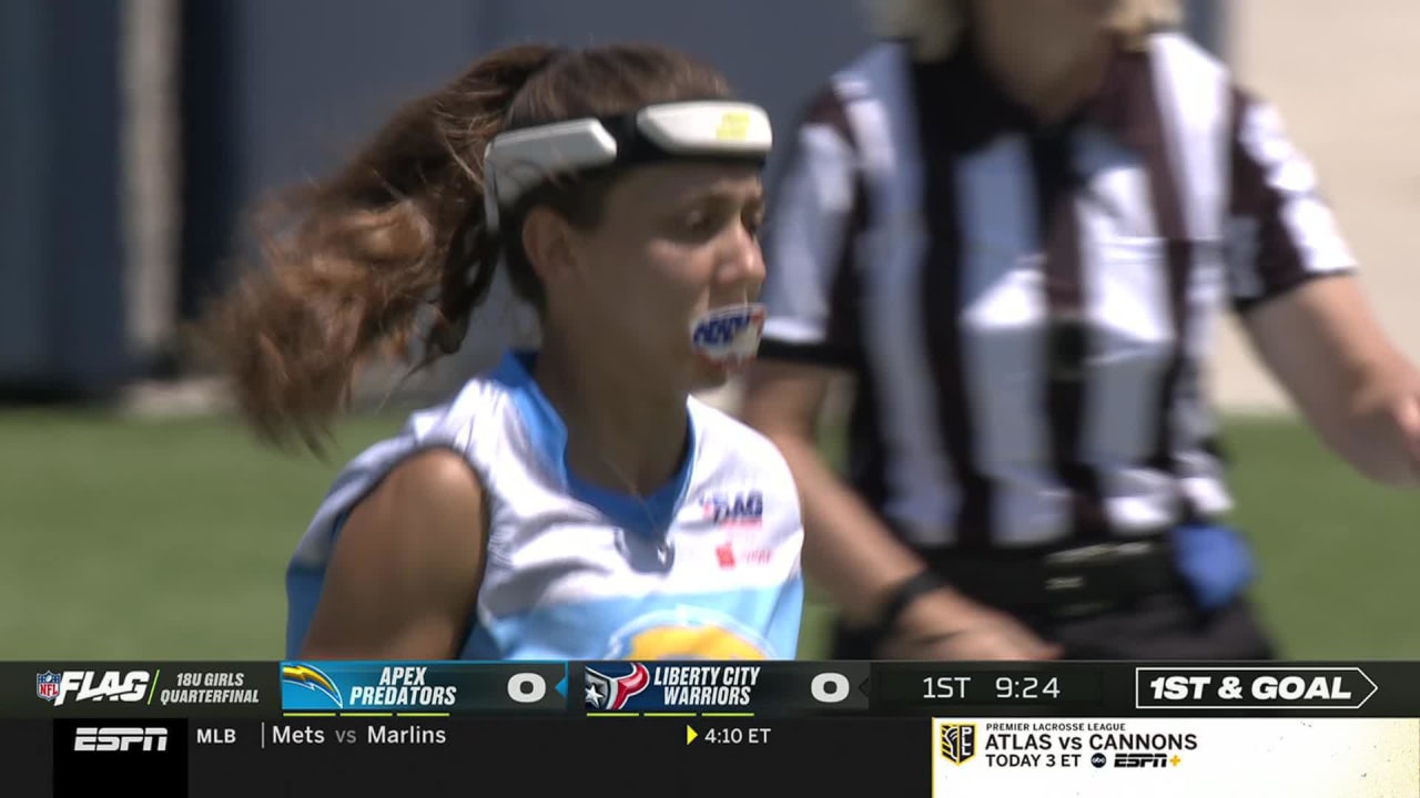 APEX Predators quarterback Maci Joncich's scramble gets APEX first down ...