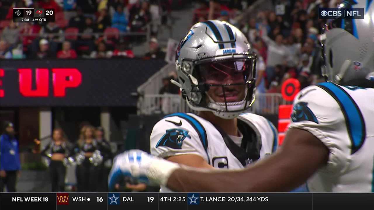 Carolina Panthers quarterback Bryce Young's fifth total touchdown of ...